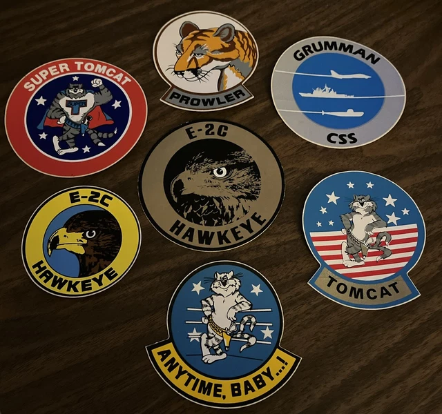 VINTAGE F-14 GRUMMAN CSS Prowler US NAVY E-2C Hawkeye TOMCAT Decal ...