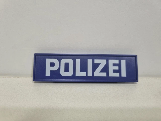PLAYMOBIL 3988 PIEZA Cartel Letrero Policia Edificio Comisaria Oficina ...