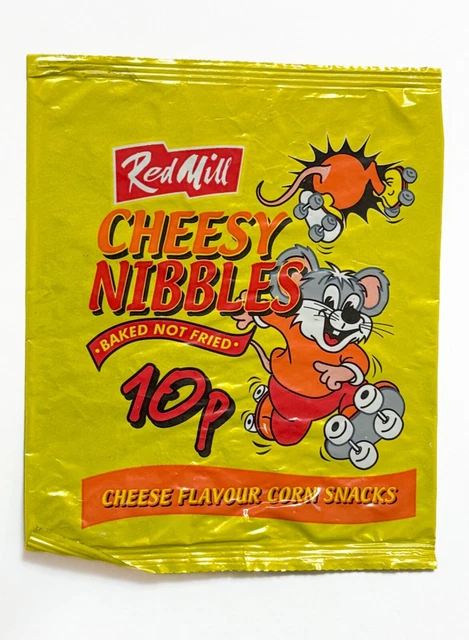 VINTAGE CRISP PACKET Red Mill Cheesy Nibbles 2002 £1.75 - PicClick UK