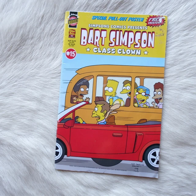 SIMPSONS COMICS PRESENTS BART SIMPSON Class Clown 15 The Simpsons Tv ...