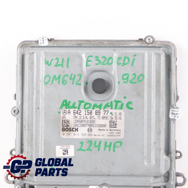MERCEDES W211 E320 CDI OM642.920 224HP Engine Module ECU Automatic ...