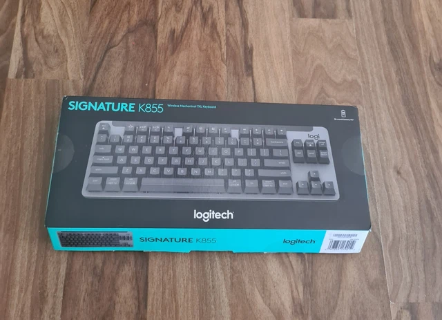 LOGITECH SIGNATURE K855 Wireless Mechanical TKL Keyboard. Box Opened ...