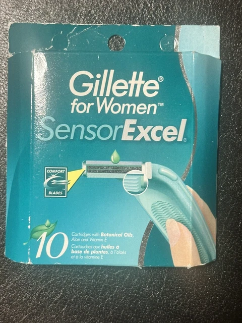 GILLETTE SENSOR EXCEL for Women Razor Blade 10 Cartridges $34.95 - PicClick