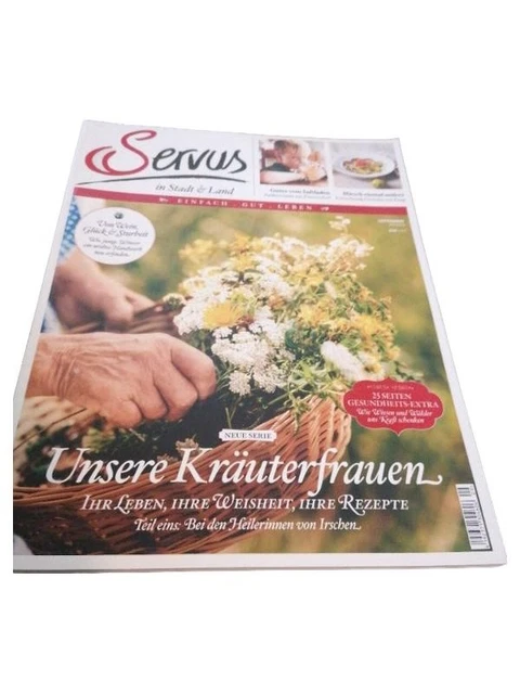 SERVUS IN STADT & Land Zeitschrift Kräuterfrauen Heilerinnen EUR 6,95 ...