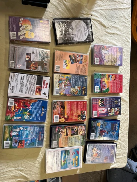 LOT DE 16 vhs Disney en bon état EUR 5,00 - PicClick FR