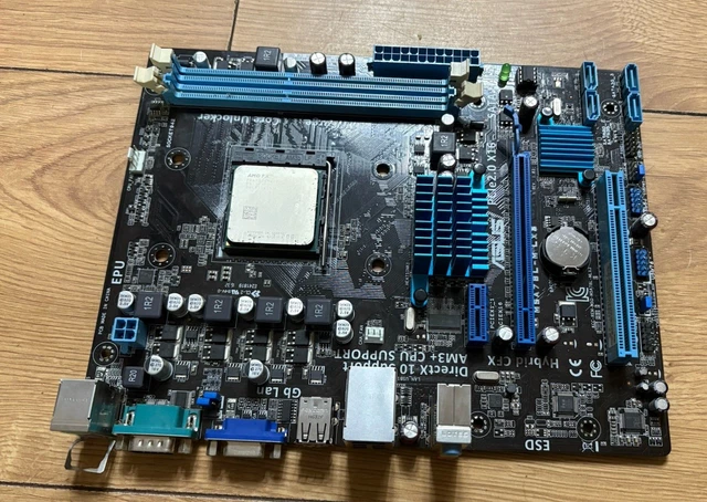 ASUS M5A78L-M LX3 Motherboard + AMD FX FD4300 CPU £15.00 - PicClick UK