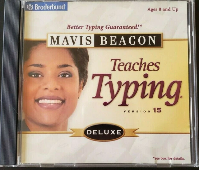 Mavis Beacon Teaches Typing Version 15 Deluxe Cd Rom Broderbund 12 4292