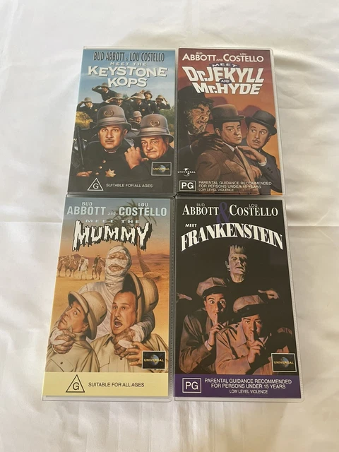 ABBOTT & COSTELLO VHS Tape Bundle X 4. $50.00 - PicClick AU