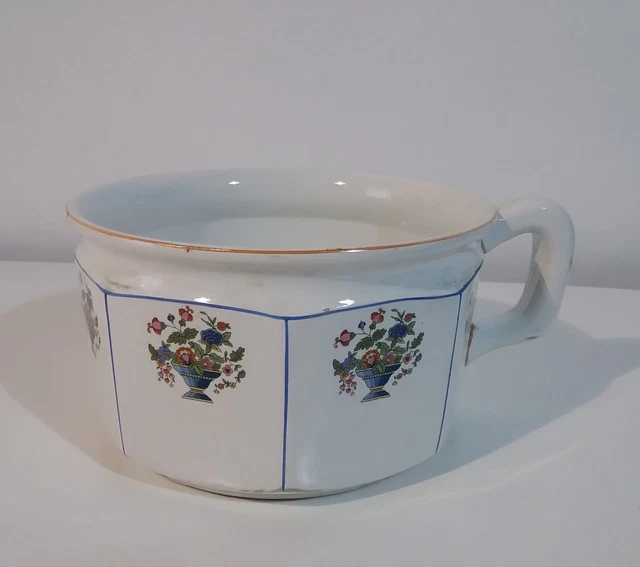 SOCIETA' CERAMICA RICHARD antico vaso da notte pitale ceramica anni 30 ...