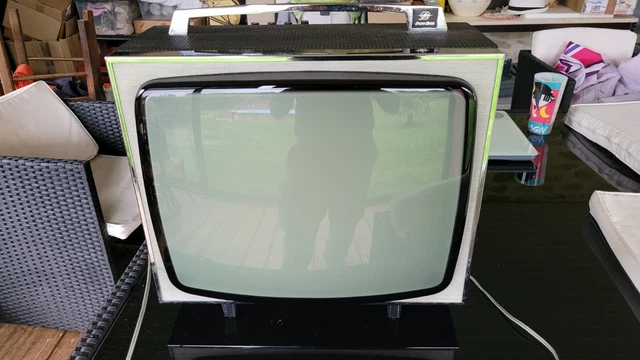 VINTAGE RARE TÉLÉVISION TV ancienne PIZON BROS avec poignée de ...