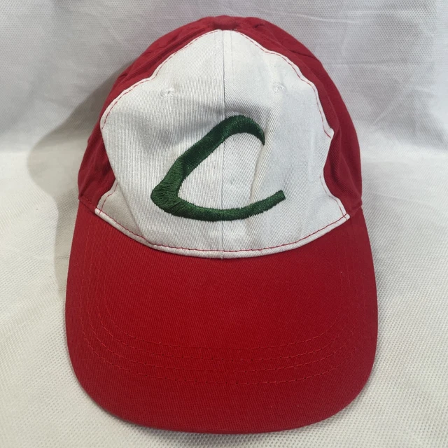 POKEMON ASH KETCHUM Hat Vintage 2000s Halloween Costume Red White ...