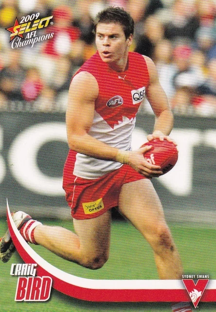 AFL 2009 SELECT Sydney Swans - Craig Bird Card No.161 $2.75 - PicClick AU