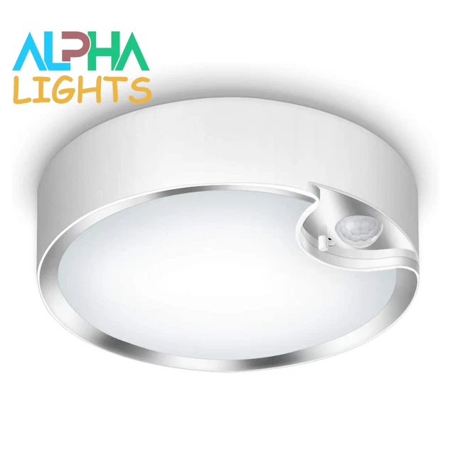 80 LED WIRELESS Motion Sensor Ceiling Ultra Bright Light Battery ...
