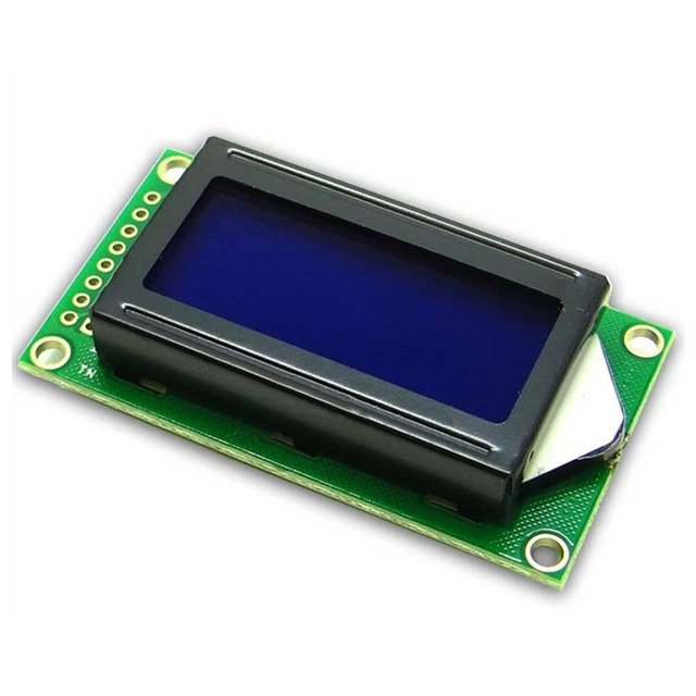 BLUE 0802 LCD 8x2 Character LCD Display Module 5V LCM For Raspberry pi ...