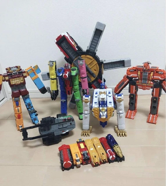 POWER RANGERS RESSHA Sentai ToQger Megazord Morpher 6p Train set BANDAI ...