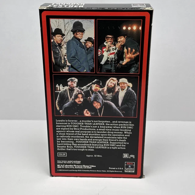 TOUGHER THAN LEATHER 1989 VHS Run DMC Beastie Boys Rick Rubin NYC Cult ...