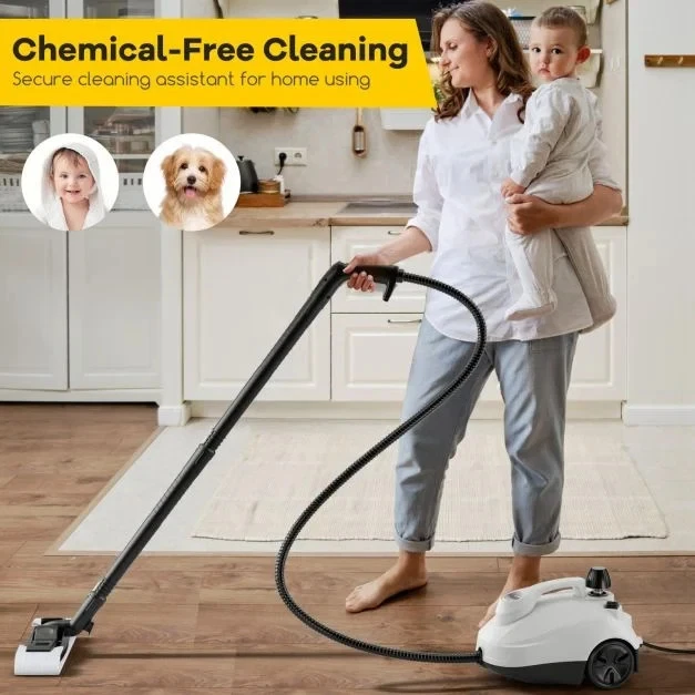 1.8L STEAM CLEANER 2000W with 15 Piece Accessory Set £73.48 - PicClick UK