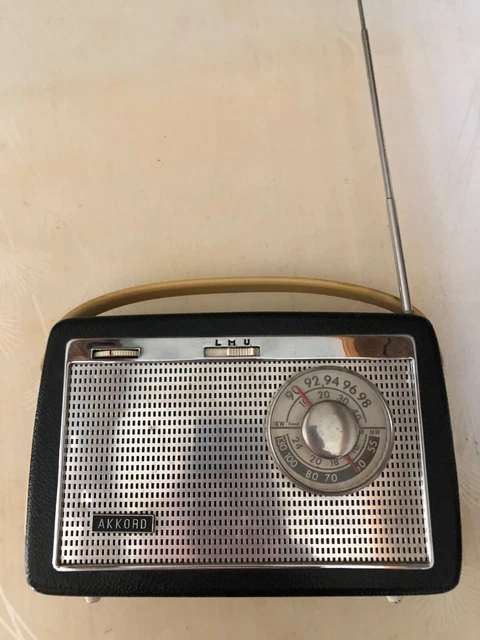 RADIO TRANSISTOR VINTAGE Akkord - Annes 50/60 - Po - Go -Fm - Fin ...