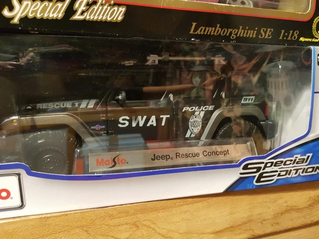 JEEP RESCUE CONCEPT SWAT 1/18 Scale by Maisto £60.00 - PicClick UK