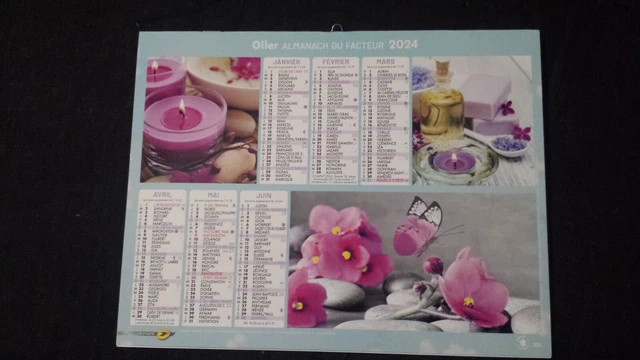 CALENDRIER LA POSTE 2024. Almanach du Facteur Zen attitude EUR 11,00 ...