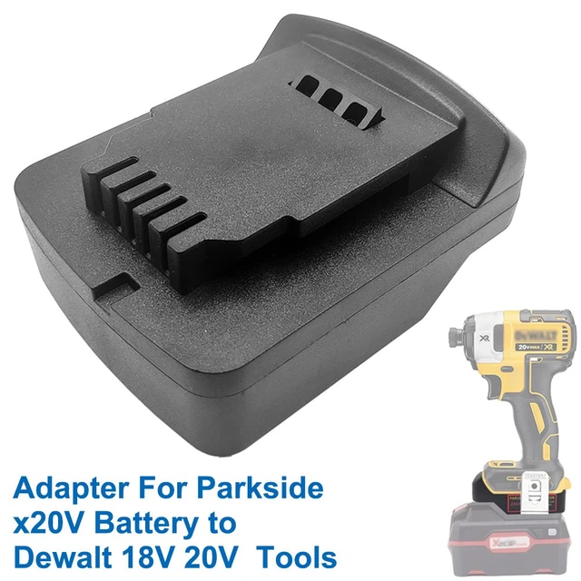 ADAPTER FOR PARKSIDE x20V Battery Convert to For Dewalt 18V 20V ...