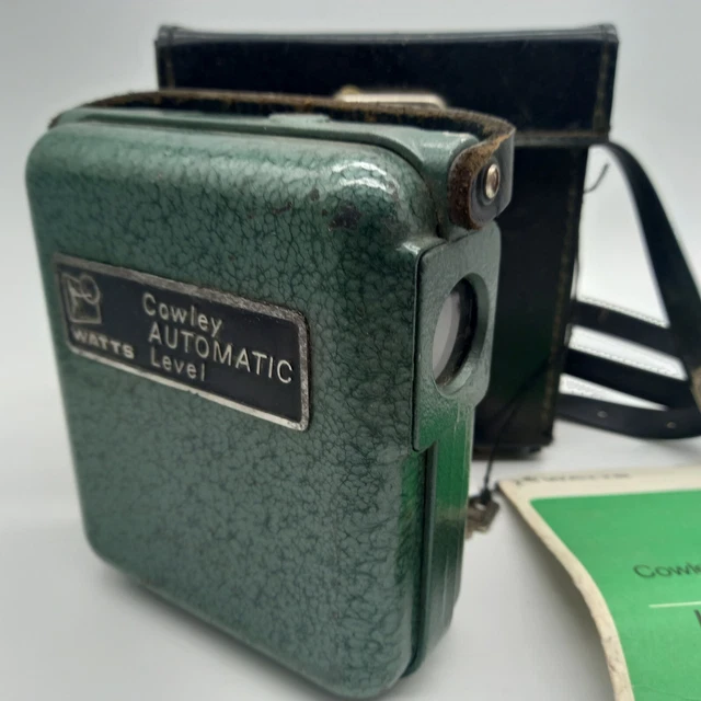 VINTAGE ORIGINAL 1970'S WATTS COWLEY AUTOMATIC ENGINEERS SURVEYING ...