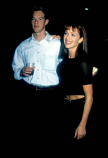 LAUREN HOLLY AND brother Nick Holly during "Don Juan De Marco" B .. Old ...