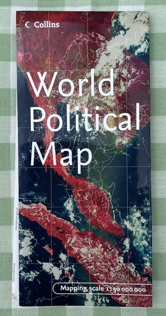 PRE-OWNED MAP - Collins World Political Map - 1:30,000,000 - c2005 £4. ...