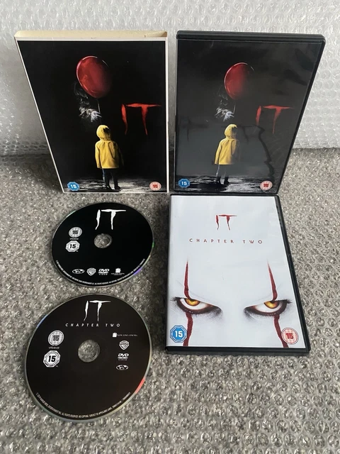 IT CHAPTER ONE & Two DVD Set | Used | 2017 | Region 2 | Free Shipping ...