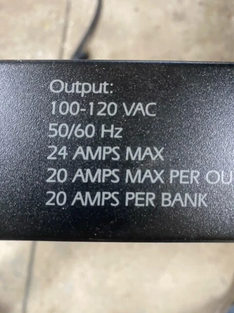 APC AP7532 RACK MOUNT PDU, Basic 120V/30A, (24) Outlets, VERTICAL ...