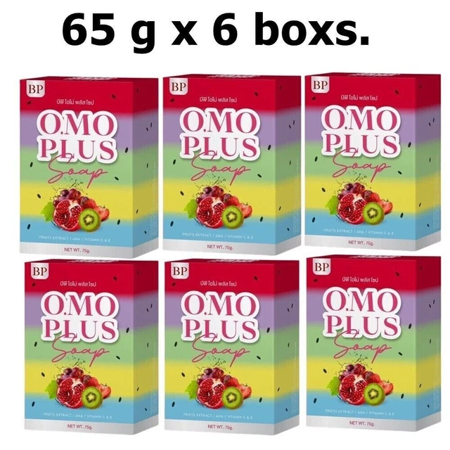 X6 SAVON OMO PLUS blanchissant réduit l'acné éclaircissant le collagène de... EUR 47,47 ...