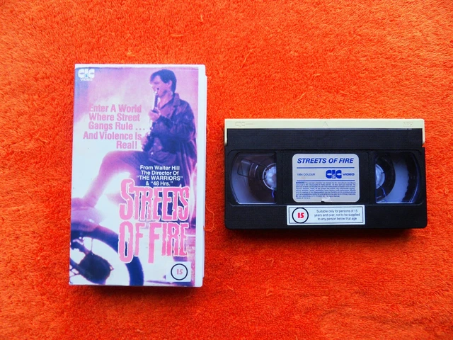STREETS OF FIRE - VHS video tape cassette £14.99 - PicClick UK