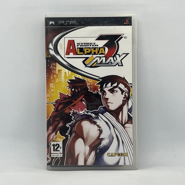 STREET FIGHTER ALPHA 3 Three Max Rare Sony PlayStation Portable PSP ...
