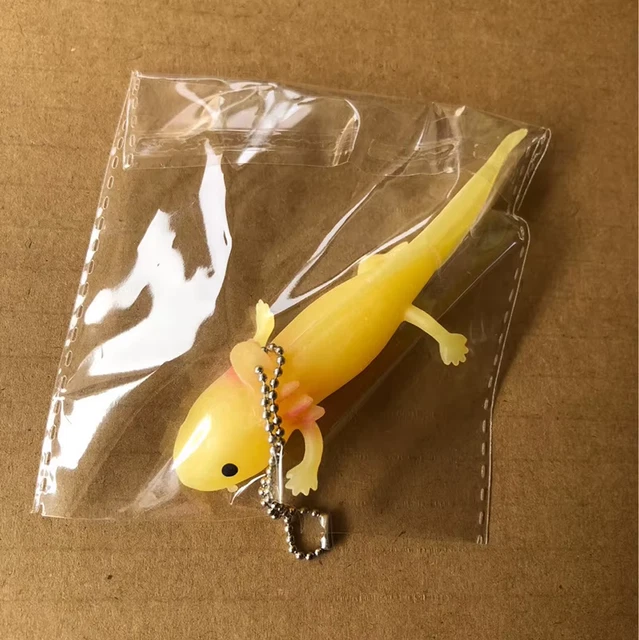 AXOLOTL KEYCHAIN KAWAII Newt Salamander Baby Fish Kneading Toy ...