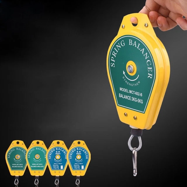 4 TYPES SPRING Balancer Retractable Holder Heavy Duty Tool Hook for Car ...