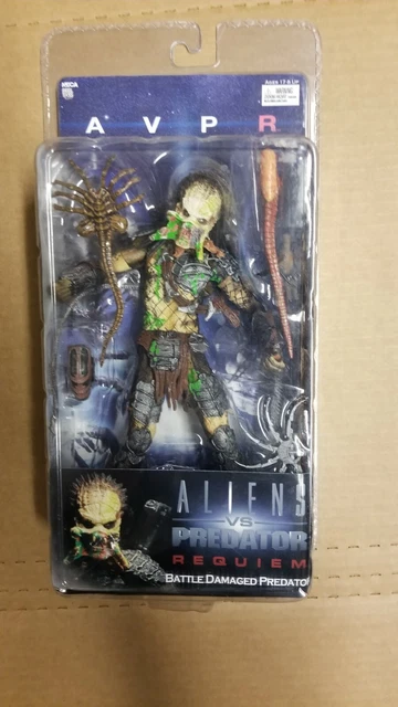 NECA ALIENS VS Predator Requiem! Battle Damaged Predator AVPR Rare 2008 ...