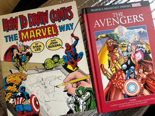 HOW TO DRAW Comics The Marvel Way + The Avengers hardback. 24 pix £6.99 ...