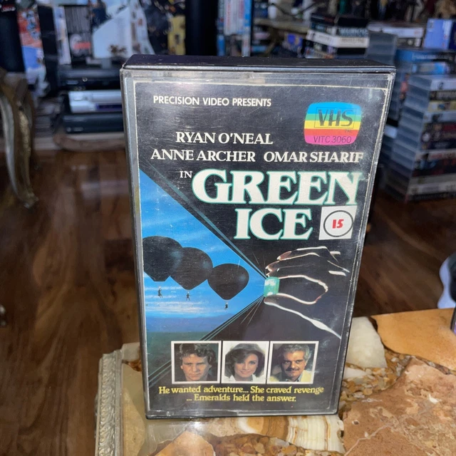 GREEN ICE VHS Video Ex Rental Cassette Box Omar Sharif £17.50 - PicClick UK