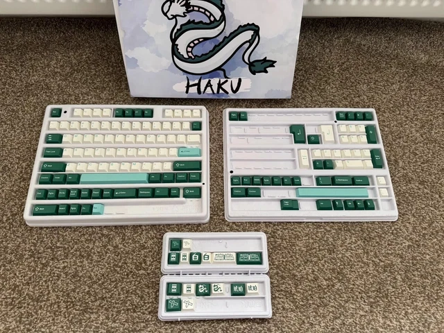 GMK HAKU MECHANICAL keyboard keycaps base and novelties kit £70.00 ...