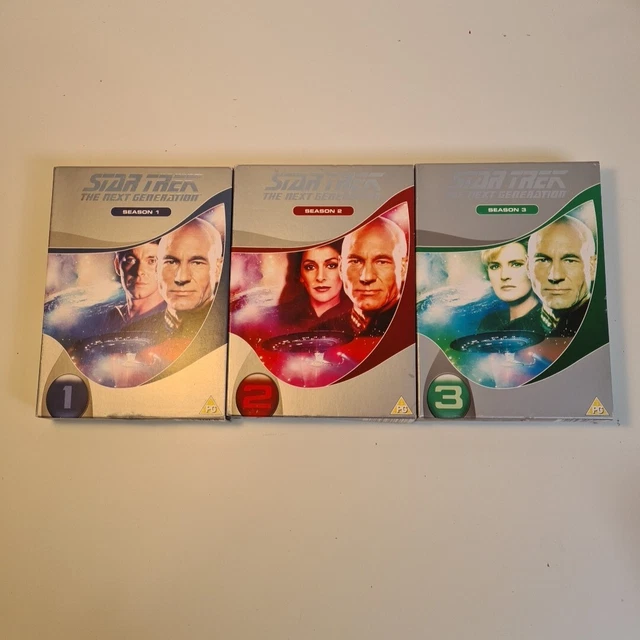 STAR TREK THE Next Generation DVD Box Set Season 1 Season 2 And Season ...