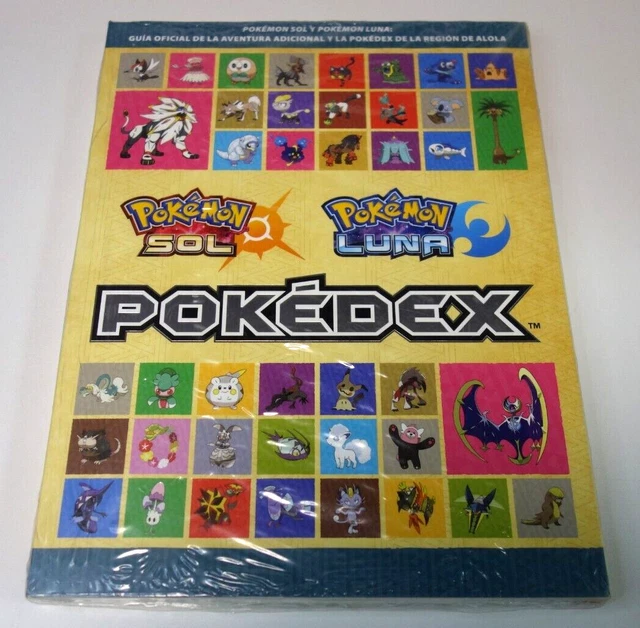 GUIDE OFFICIAL POKEDEX Pokémon Sol And Luna Edition Spanish Sealed £23. ...