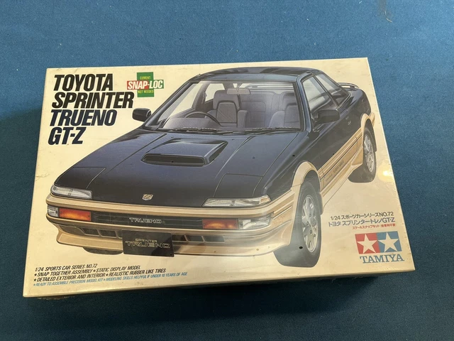 TAMIYA 1/24 TOYOTA Sprinter Trueno GT-Z AE82 4AGE kit modèle scellé EUR ...