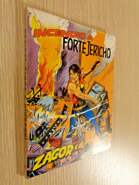 ZAGOR ZENITH GIGANTE Originale N.217 Incendio a Forte Jericho Edicola ...