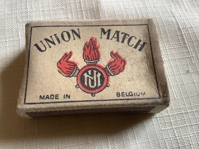 UNION MATCH MADE in Belgium Vintage Box Of Matches * Collectable * EUR ...