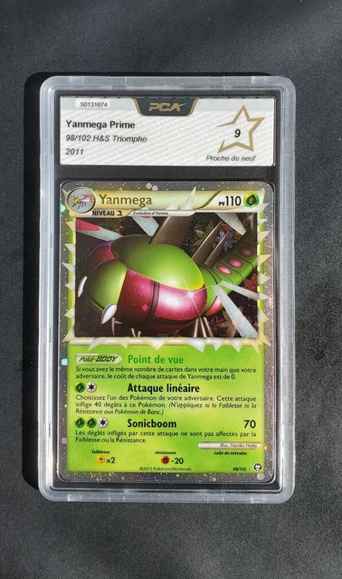CARTE POKÉMON YANMEGA Prime 98/102 - HS Triomphe - FR - PCA 9 EUR 149 ...