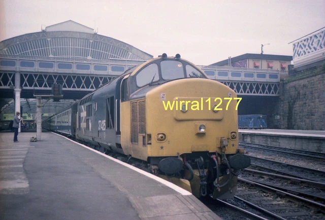 ORIGINAL RAILWAY PHOTOGRAPHIC negative Class 37 37425 at Glasgow Queen ...