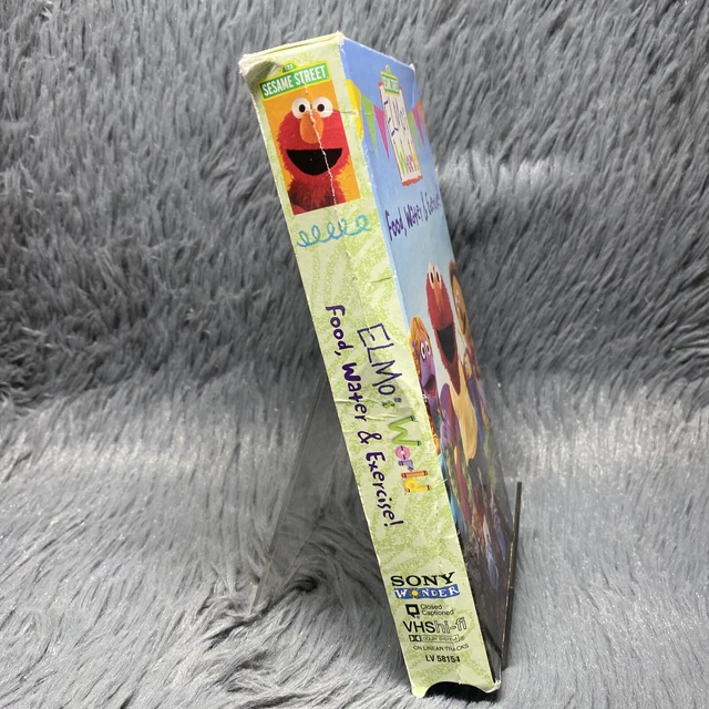 SESAME STREET ELMOS World Food Water And Exercise VHS HTF 2005 Elmo ...