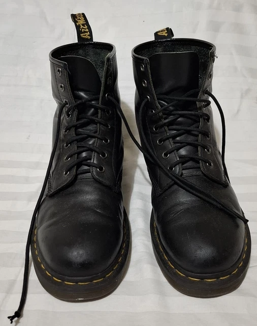DOC MARTENS 8 Hole Boots 1460 Black Leather US Men's 16 UK 15 EU 51 ...