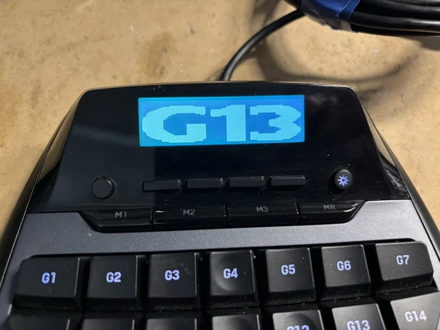 LOGITECH G13 ADVANCED Programable LCD DISPLAY Gameboard (Gamepad ...