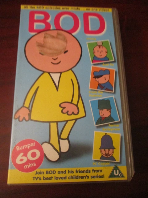 BOD CHILDRENS CARTOON VHS Video Tape EUR 5,82 - PicClick FR